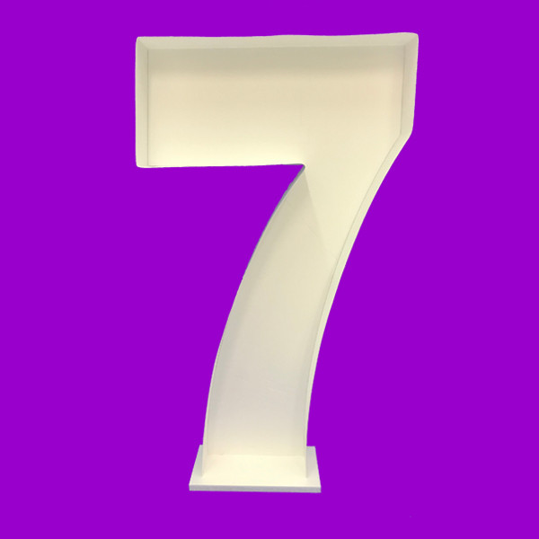 NUMBER 7 MOSAIC BALLOON FRAME (120cm x 68cm) - Balancebest